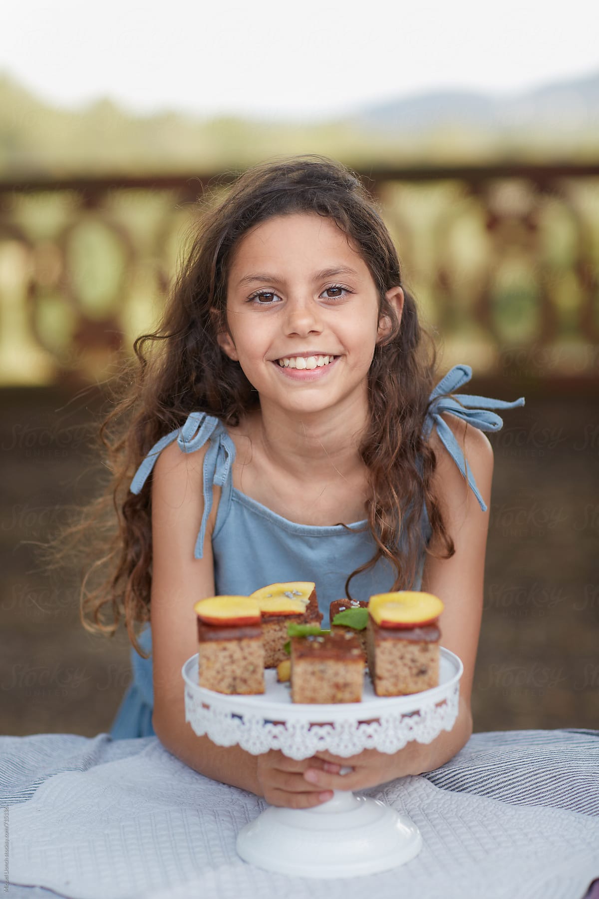 "Beautiful Girl With Cake Preparing A Party" by Stocksy Contributor ...