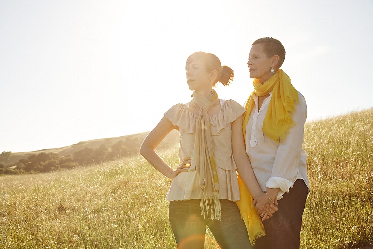 "Mother And Daughter Connecting In Nature" by Stocksy Contributor ...