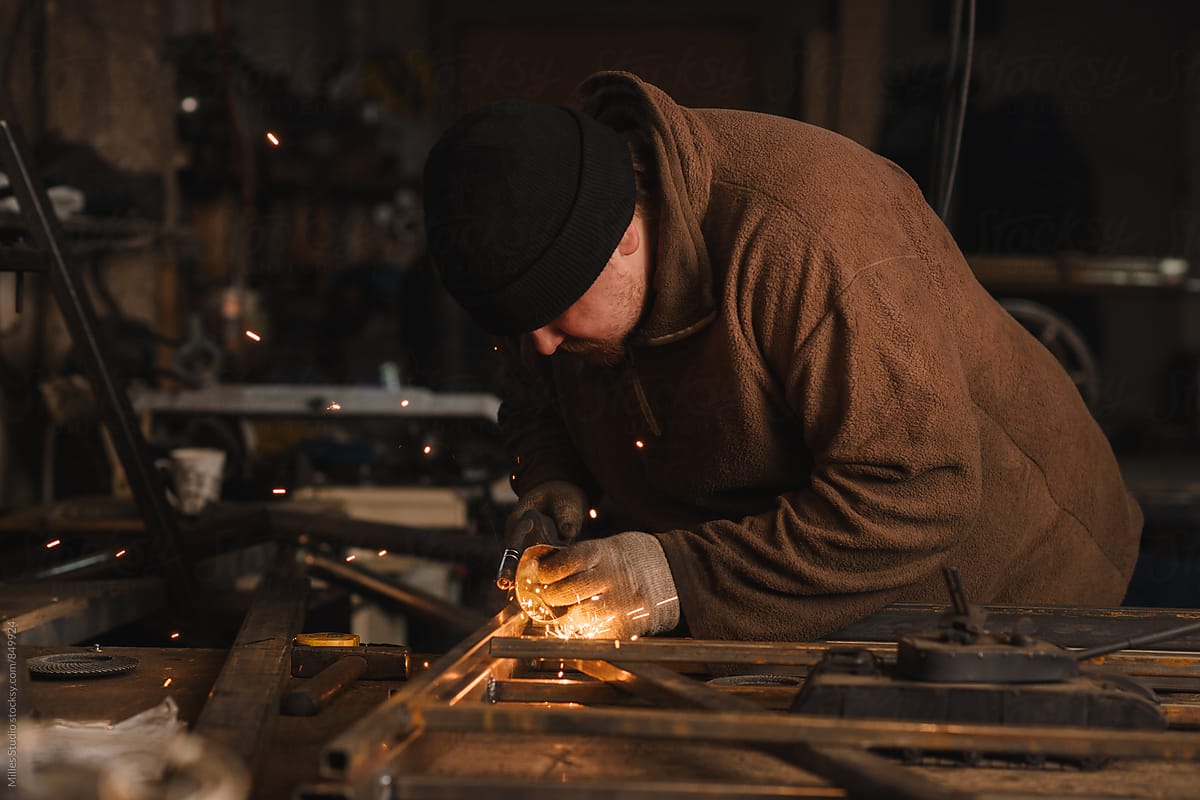 "Blacksmith Portrait" by Stocksy Contributor "Milles Studio" - Stocksy