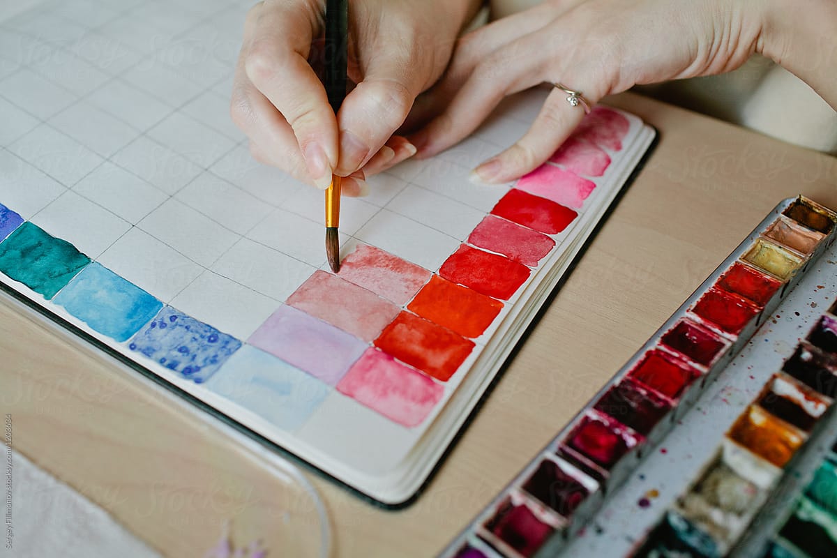 "Professional Female Artist Working" by Stocksy Contributor "Serge ...