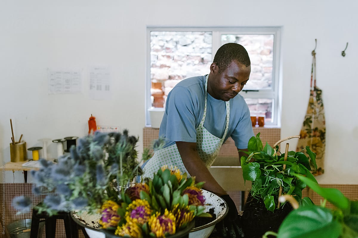 "Working With Plants" by Stocksy Contributor "Bruce And Rebecca ...