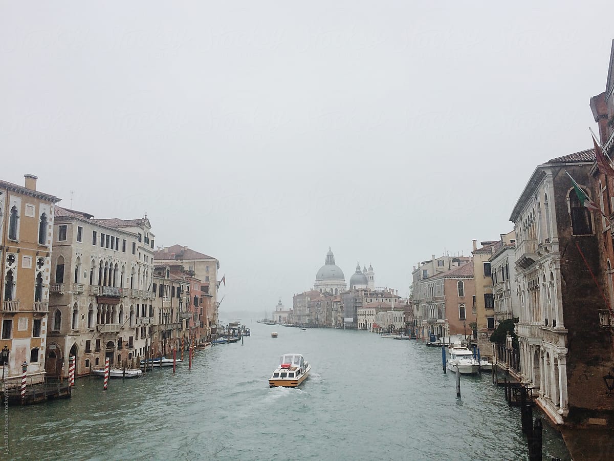 "Venice View In Rainy Day" by Stocksy Contributor "Amor Burakova" - Stocksy