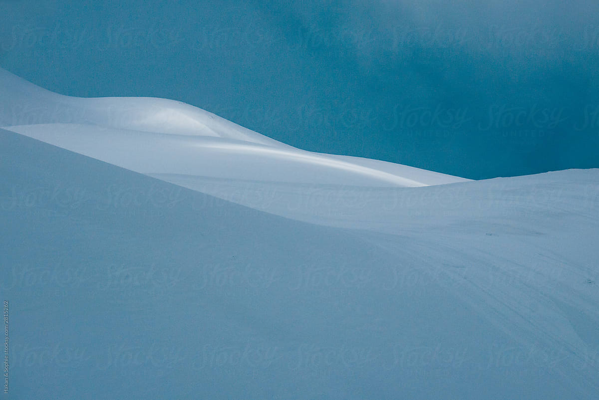 "Snow Covered Soft Mountains" by Stocksy Contributor "Hakan & Sophie ...