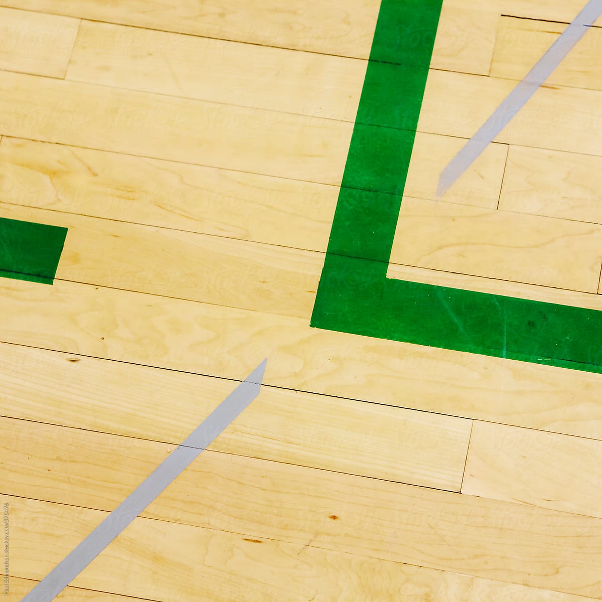 "Lines On Indoor Basketball Court" by Stocksy Contributor "Rialto ...