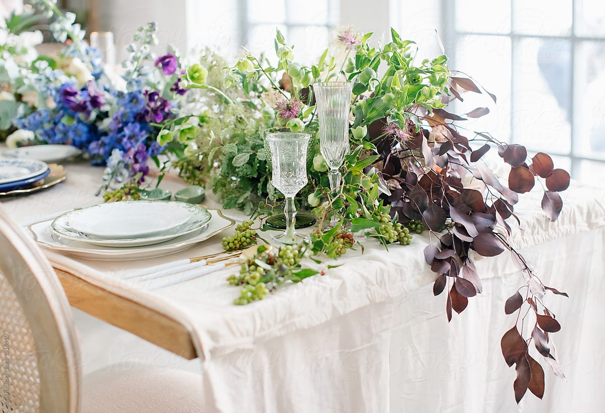 "Beautiful Romantic Table Setting" by Stocksy Contributor "Julia K ...