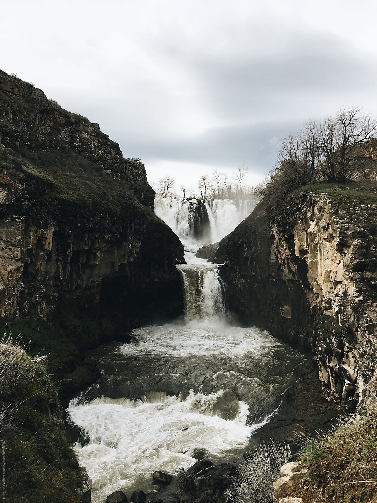 "Beautiful Large Waterfall" by Stocksy Contributor "Kristine Weilert ...