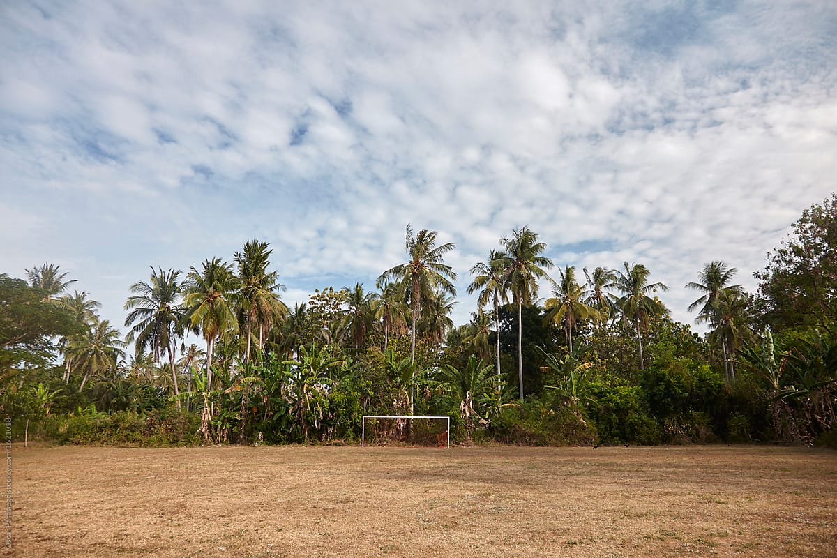 "Football Goal In The Jungle" by Stocksy Contributor "Oscar Parasiego ...