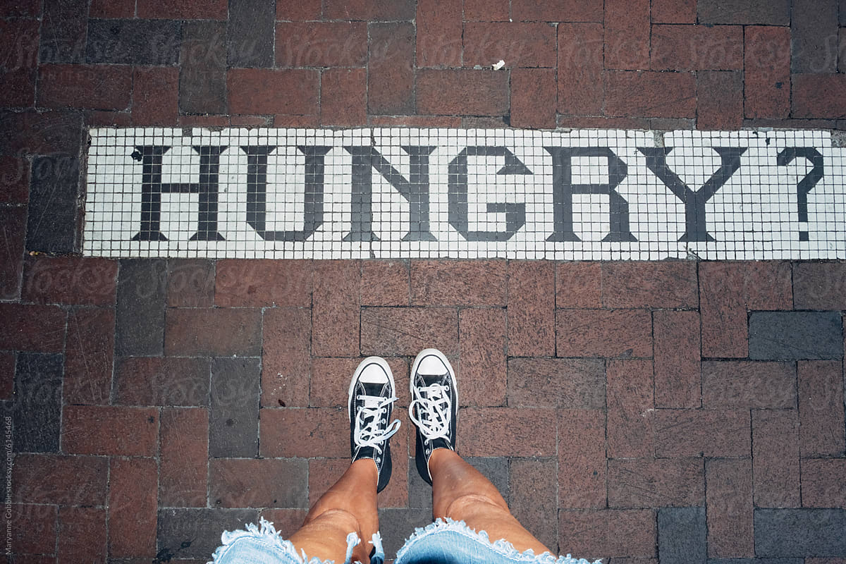 "Hungry Sign City Street UGC" by Stocksy Contributor "Maryanne Gobble ...