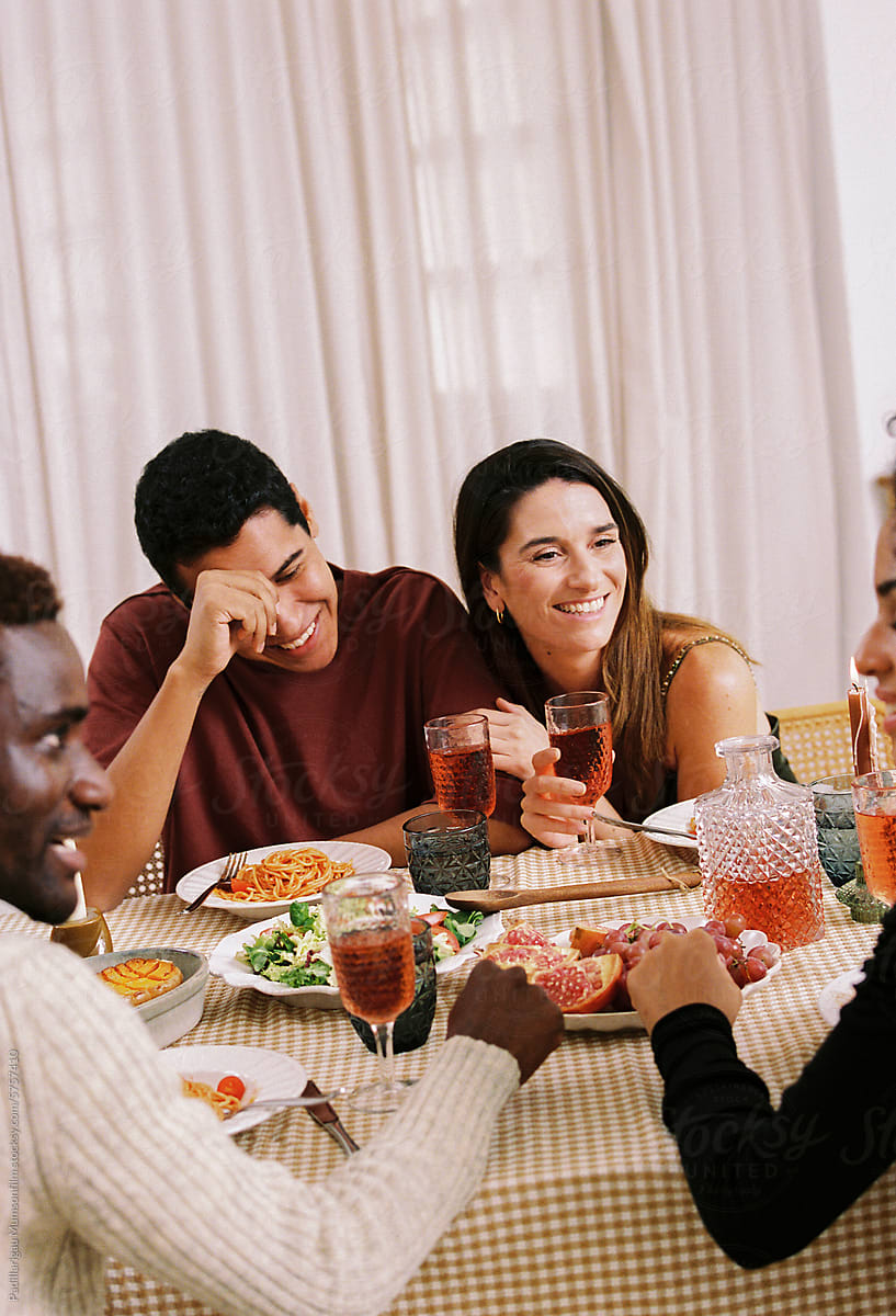 "Friends Have Dinner Together" by Stocksy Contributor "Olma Studio ...