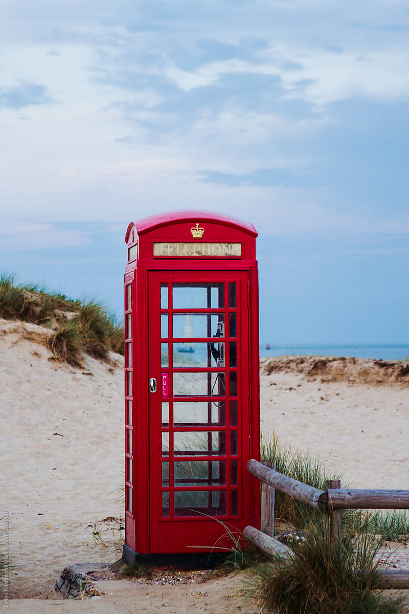 A Telephone Box On A Beach By Stocksy Contributor Helen Rushbrook A Telephone Box On A Beach By Stocksy Contributor Helen Rushbrook