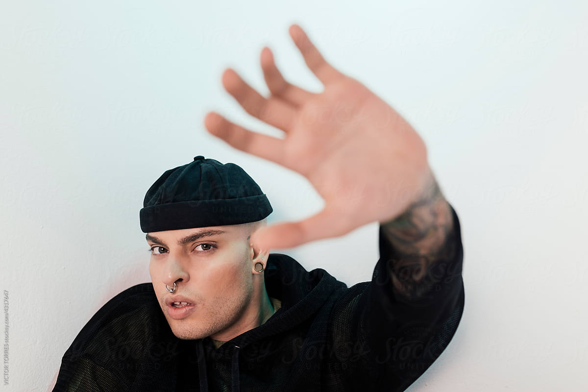 "Stylish Alternative Young Man In Black Jacket" by Stocksy Contributor ...