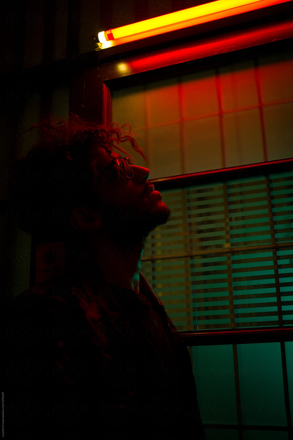 "Portrait Of A Person With Neon Ligths" by Stocksy Contributor ...