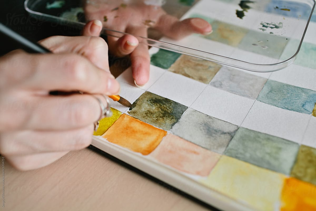 "Professional Female Artist Working" by Stocksy Contributor "Serge ...