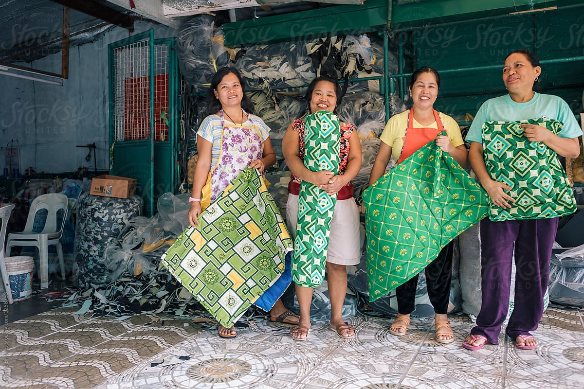 "Women Cooperative Members Posing For Group Photo Showing Finished ...