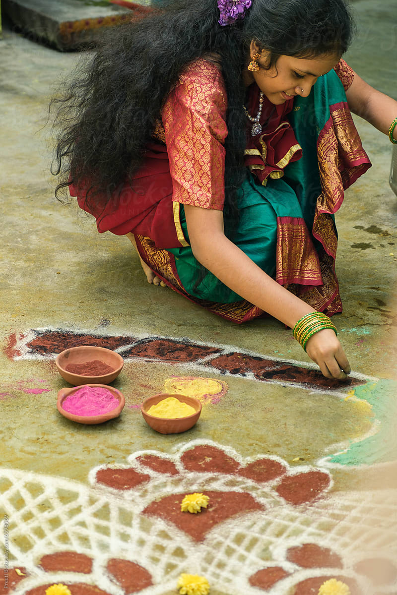 "Colourful Rangoli" by Stocksy Contributor "Preeti B" - Stocksy