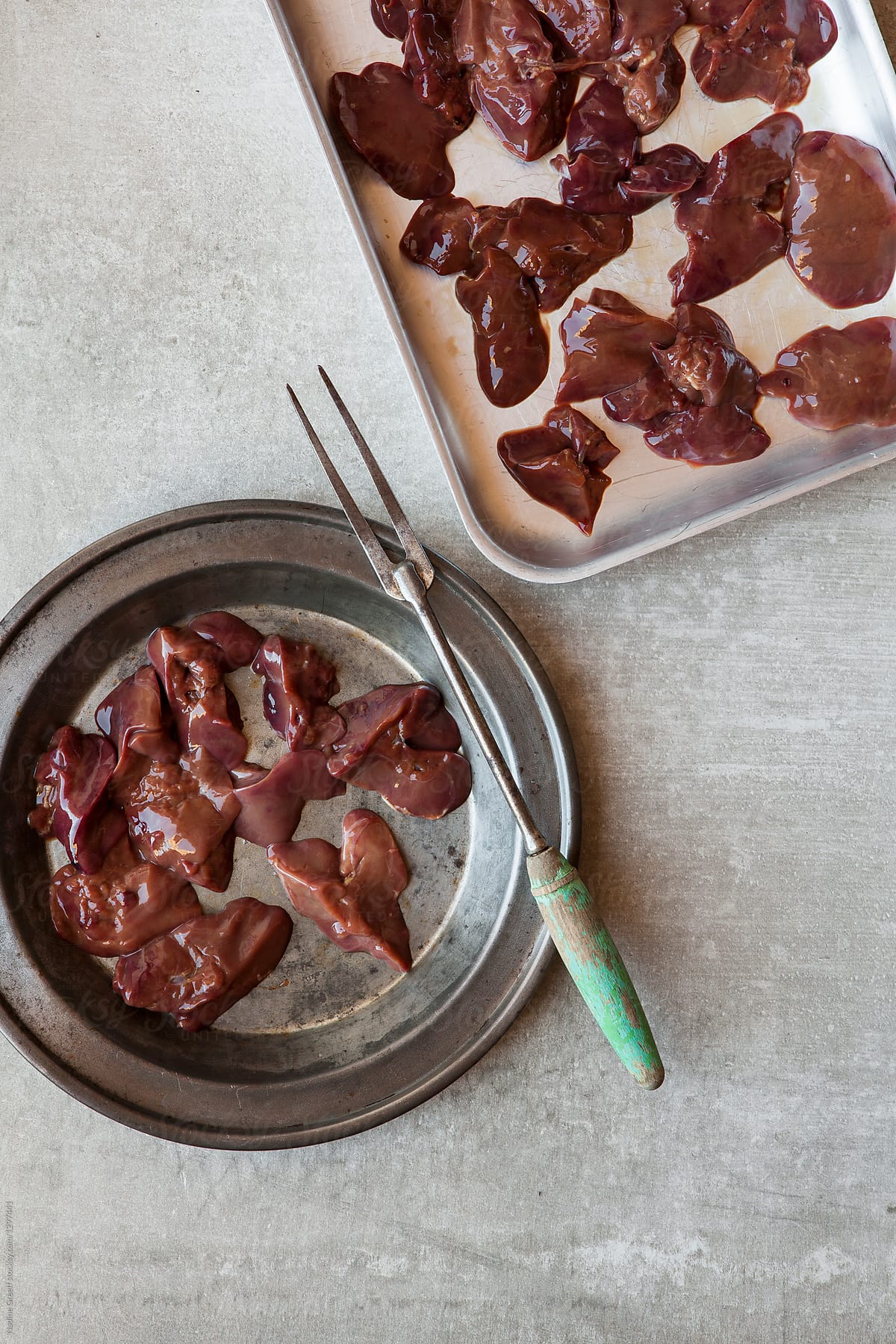 "Raw Chicken Livers" by Stocksy Contributor "Nadine Greeff" - Stocksy