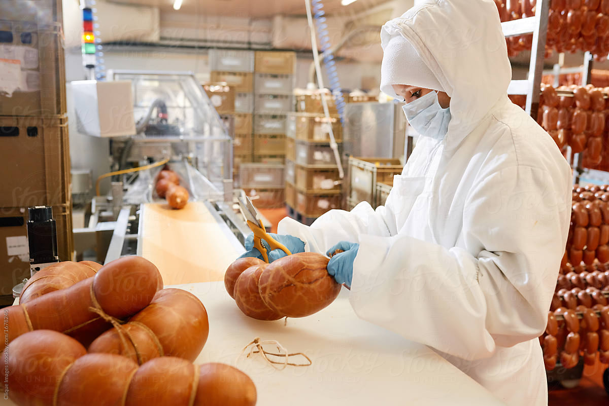 "Packing Department Of Meat Factory" by Stocksy Contributor "Clique ...