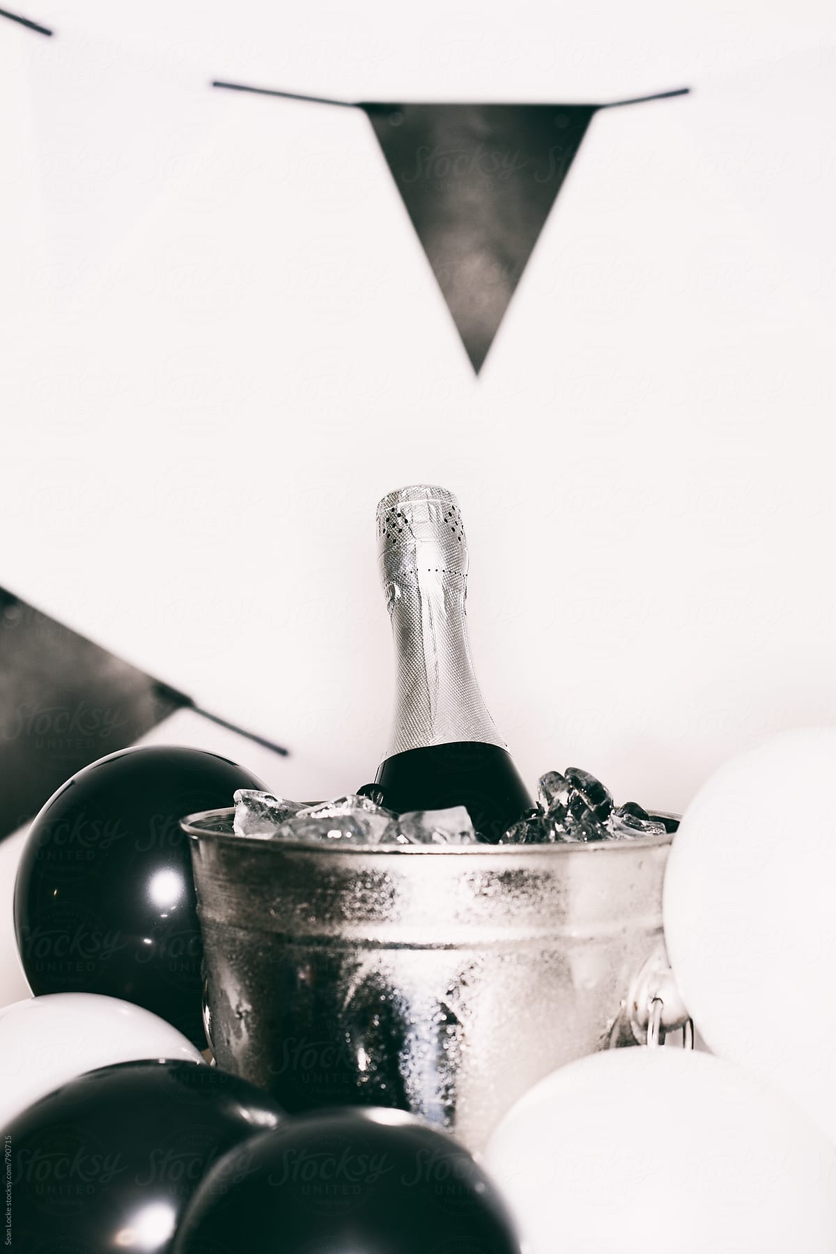 "NYE: Black And White Party Set Up" by Stocksy Contributor "Sean Locke ...