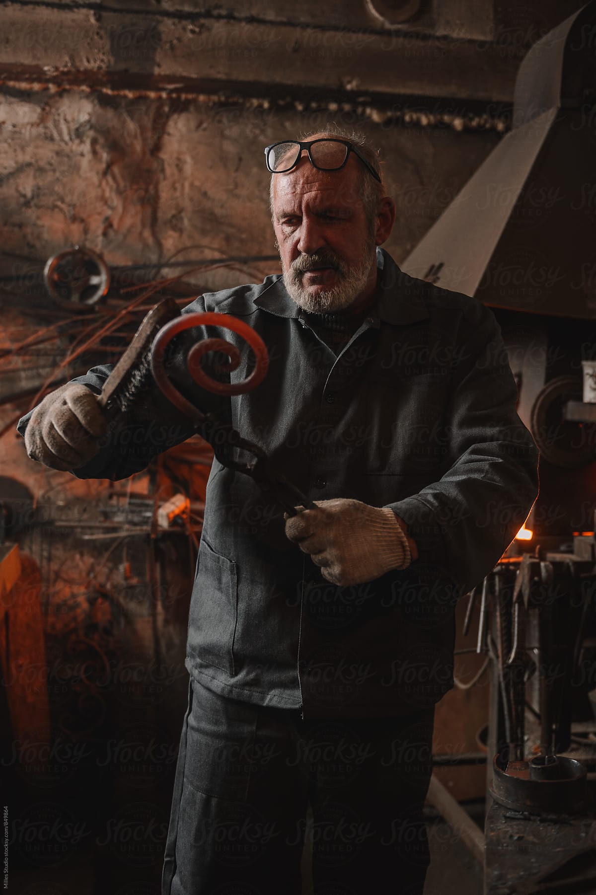 "Blacksmith Portrait" by Stocksy Contributor "Milles Team" - Stocksy