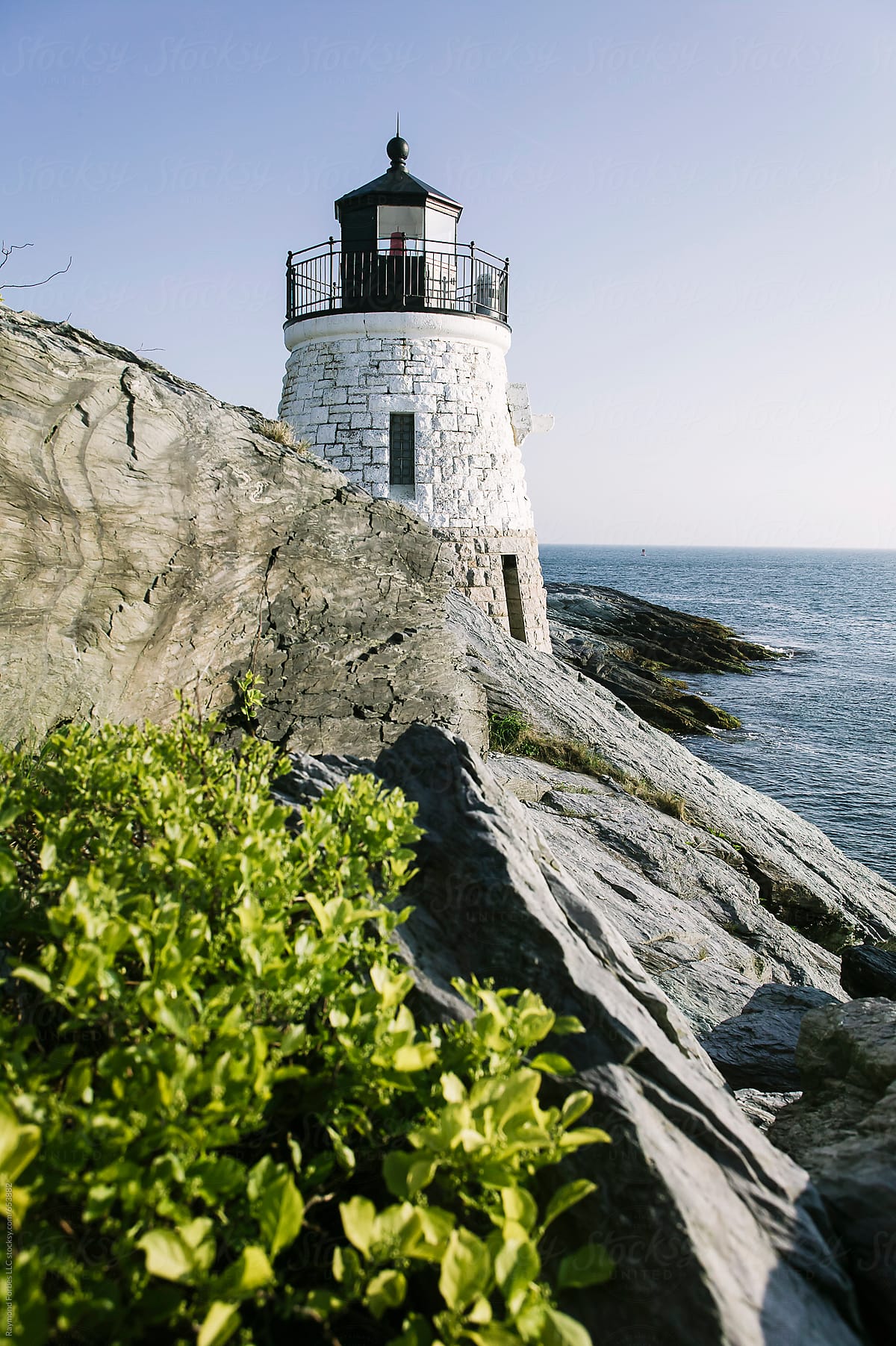 "Newport Rhode Island Lighthouse" by Stocksy Contributor "Raymond ...