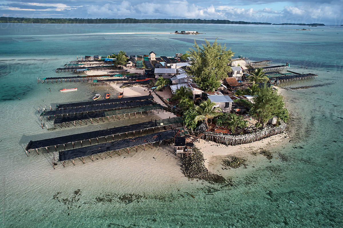 "Sea Wall, Climate Change Adaptation Barrier, Pacific Island Rising Sea ...