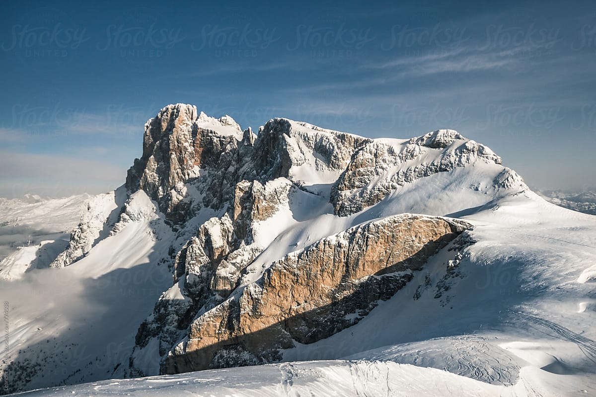 "Snowcovered Mountains In Italian Alps" by Stocksy Contributor "Akela ...