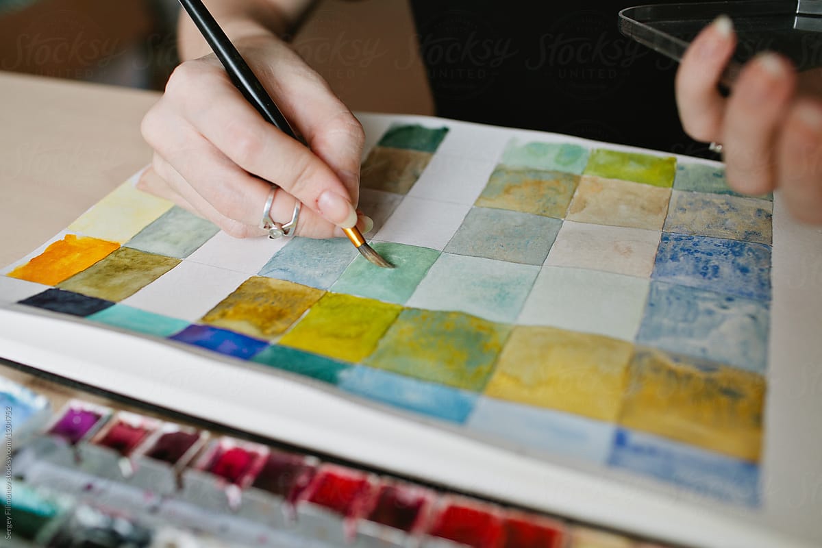 "Professional Female Artist Working" by Stocksy Contributor "Serge ...