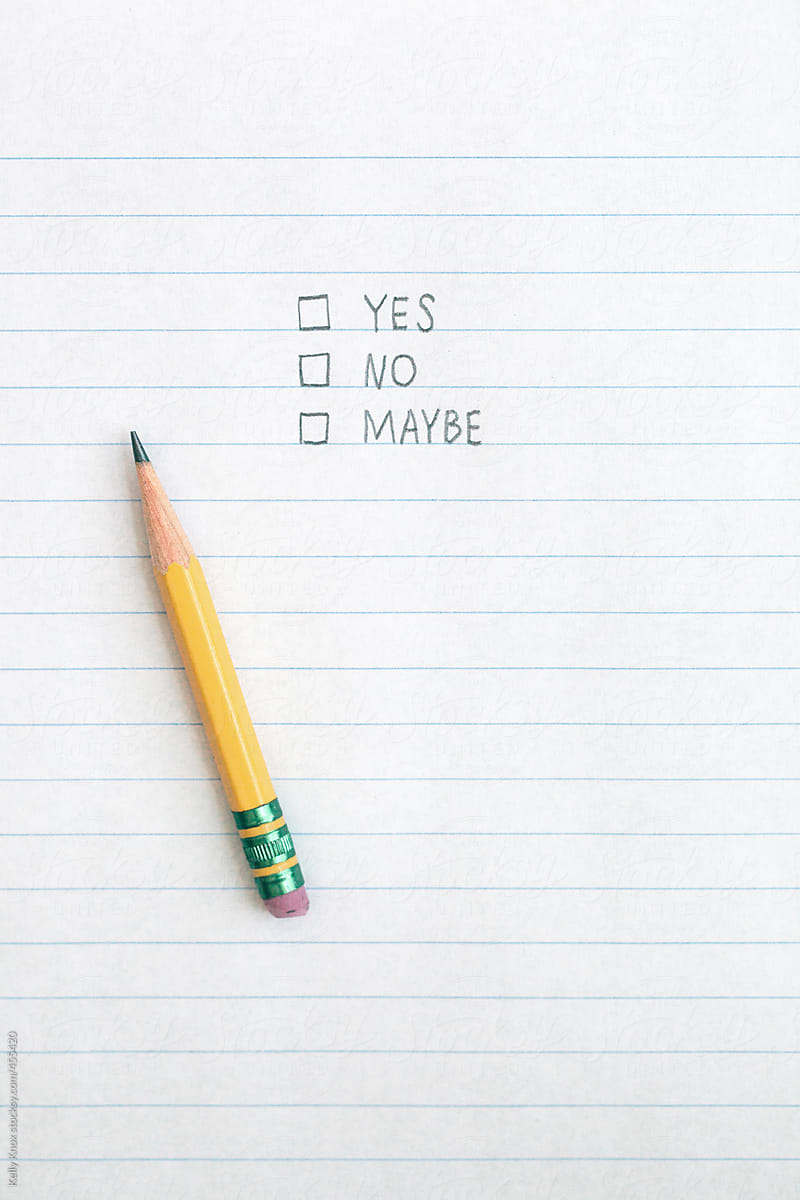 "Check The Box To Make Your Decision" by Stocksy Contributor "Kelly ...