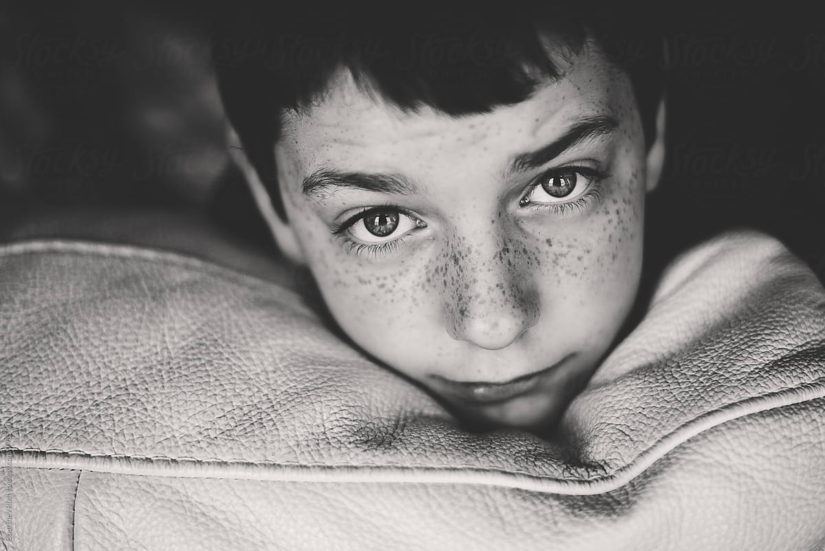 "Moody Boy" by Stocksy Contributor "Courtney Rust" - Stocksy