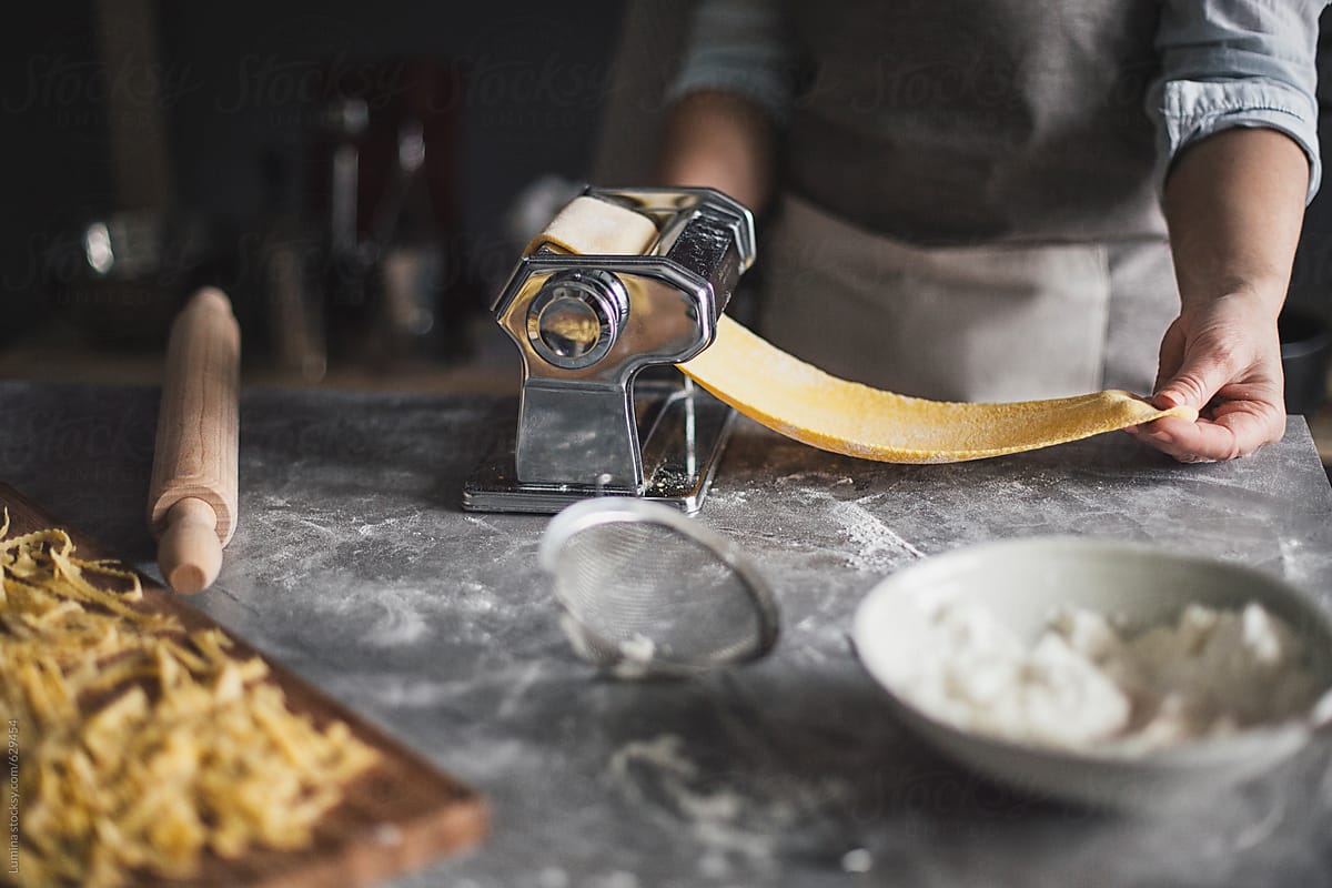 "Making Homemade Pasta" by Stocksy Contributor "Lumina" - Stocksy