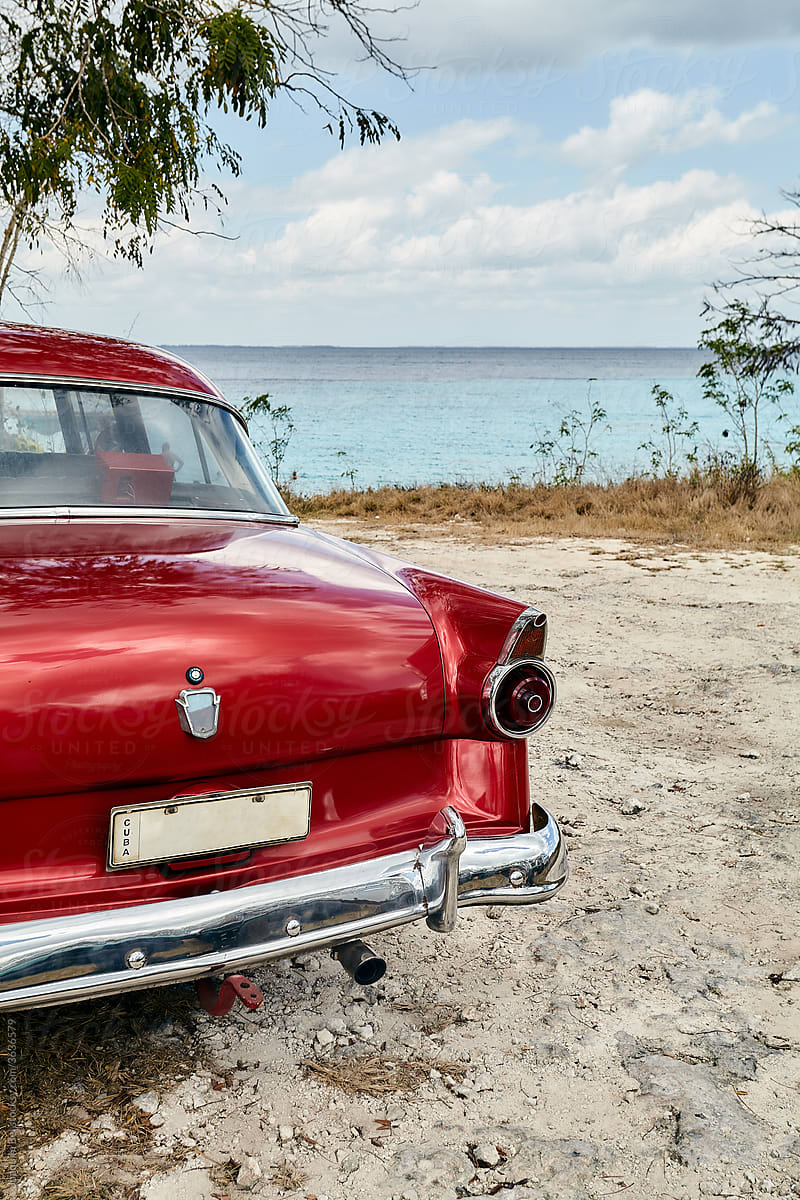 "Old Fashioned Car On Beach" by Stocksy Contributor "Joaquim Bel" - Stocksy