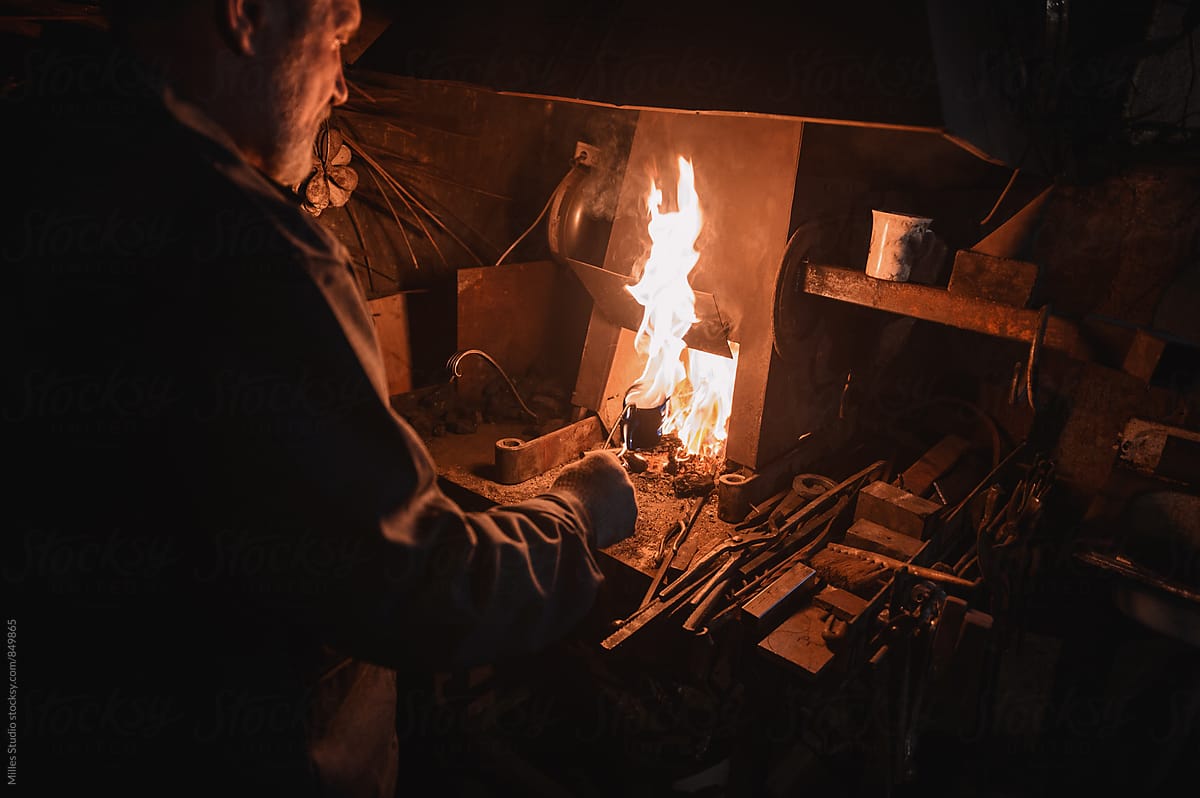 "Blacksmith Portrait" by Stocksy Contributor "Milles Team" - Stocksy