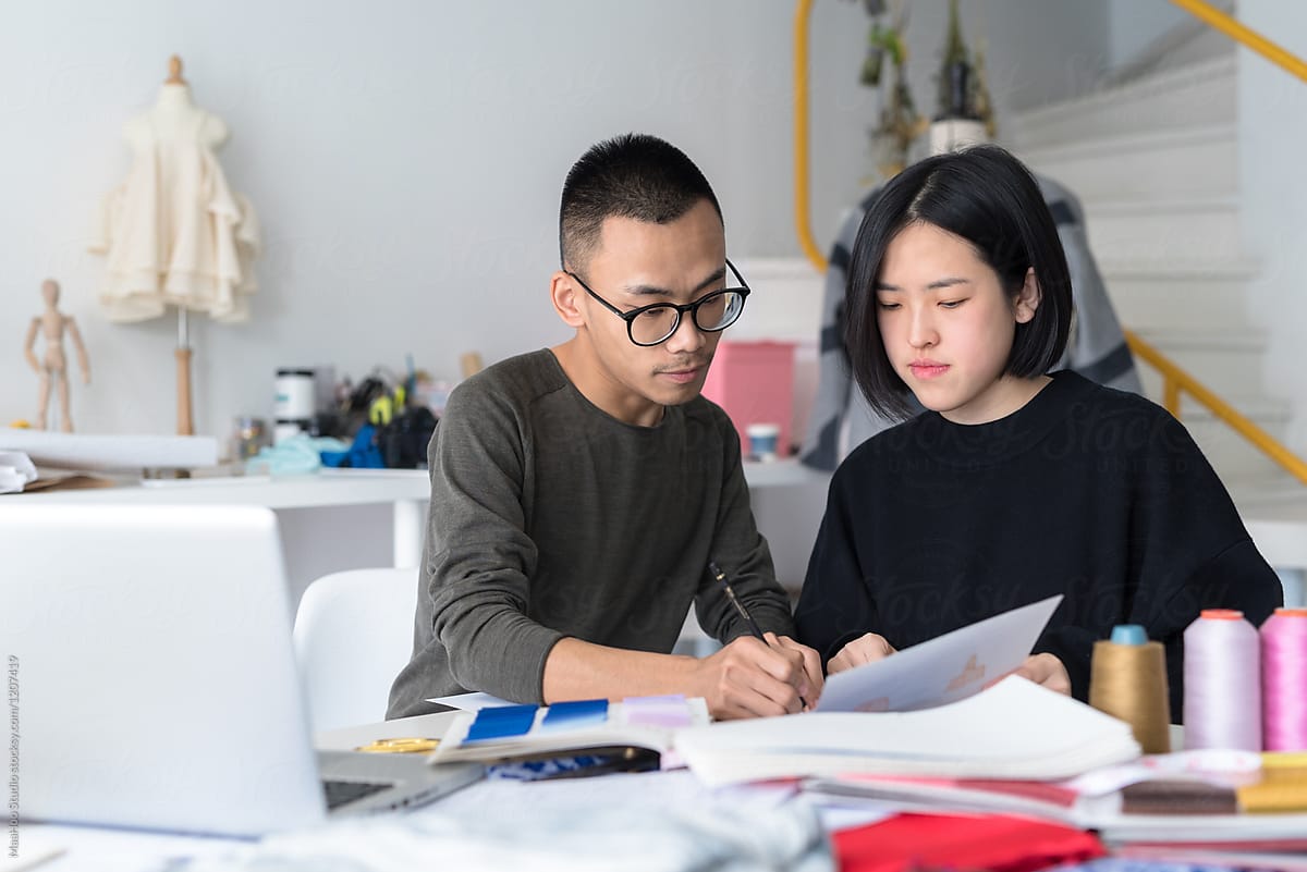 "Design Professional Working In Studio" by Stocksy Contributor "MaaHoo ...