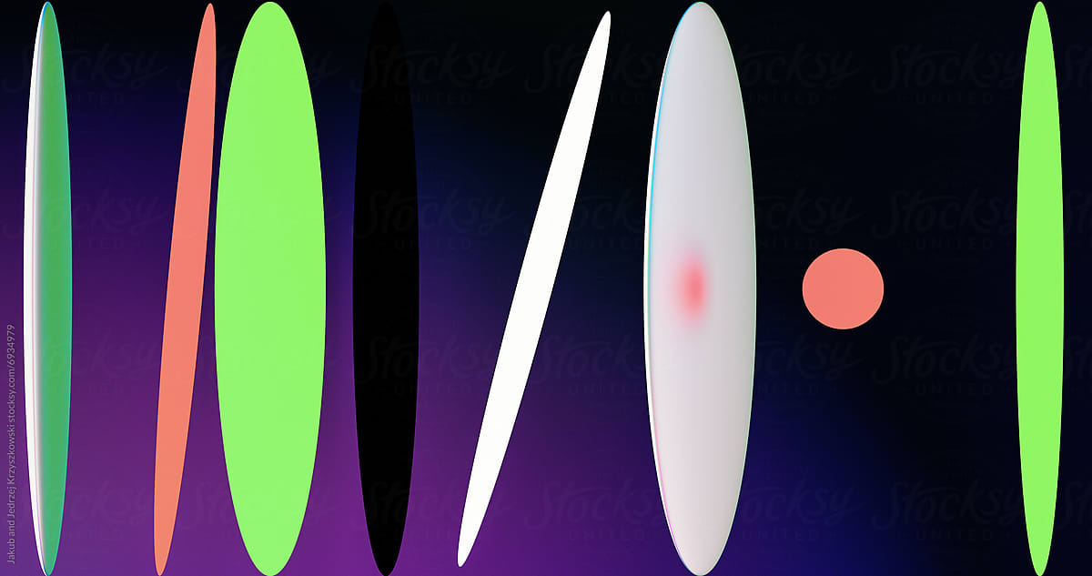 "Abstract Lens Shapes - Contemporary Digital Art Design" by Stocksy ...