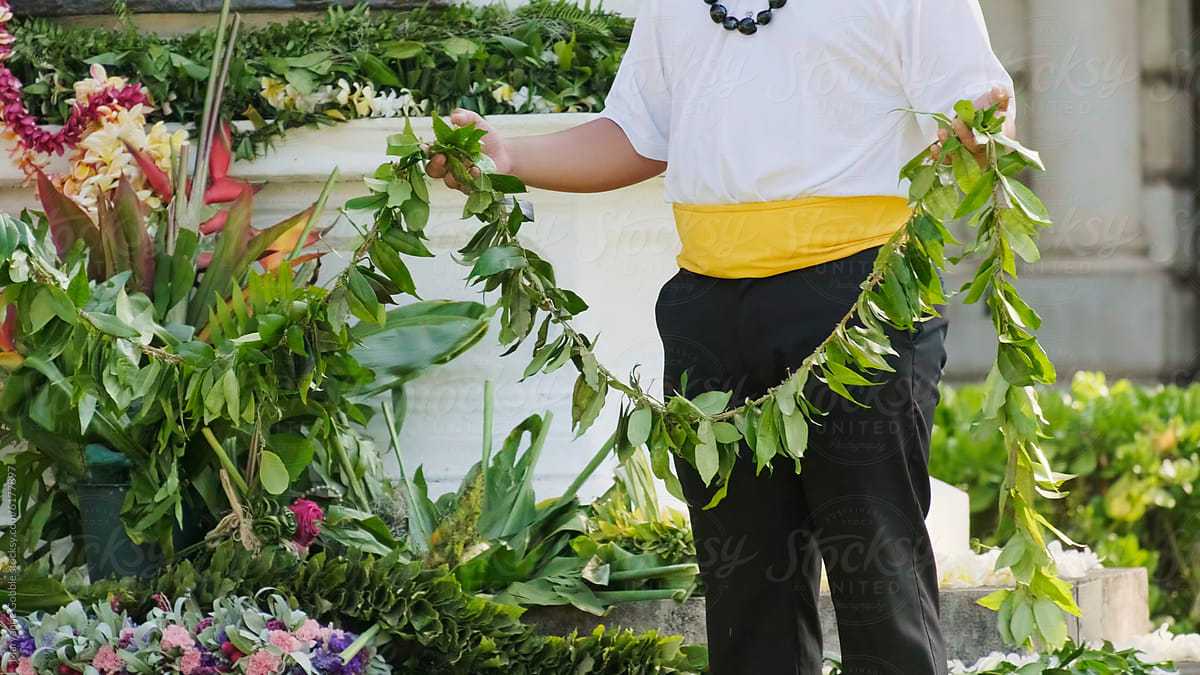 "King Kamehameha Lei Draping Ceremony" by Stocksy Contributor "Maryanne ...