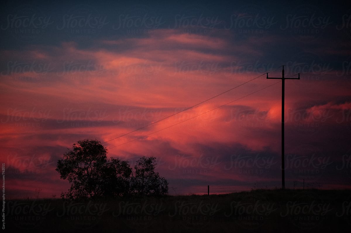 "Central Australian Sky At Dusk" by Stocksy Contributor "Gary Radler ...