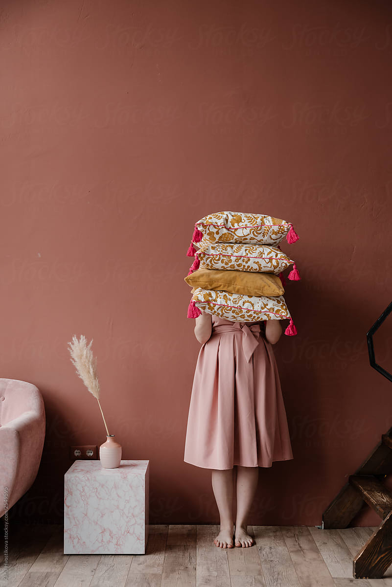 "Anonymous Plus Size Woman With Pillows" by Stocksy Contributor "Alina ...