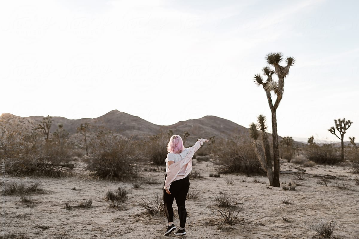 "Young Woman Dancing Freely In Joshua Tree National Park" by Stocksy ...