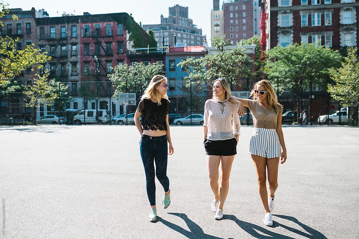 "Friends Having Fun Outdoors" by Stocksy Contributor "Koganami Studio ...