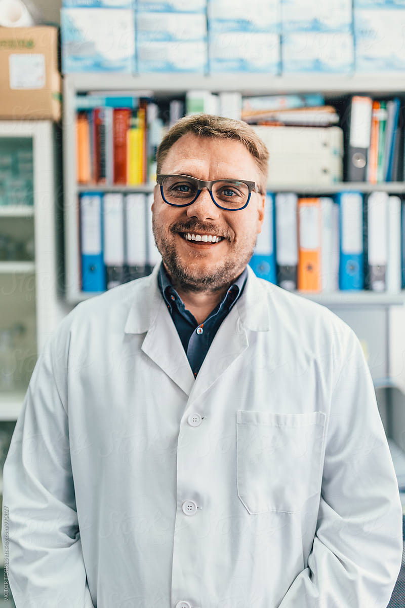 "Corporate Portrait Of A Biologist In A Professional Laboratory" by ...