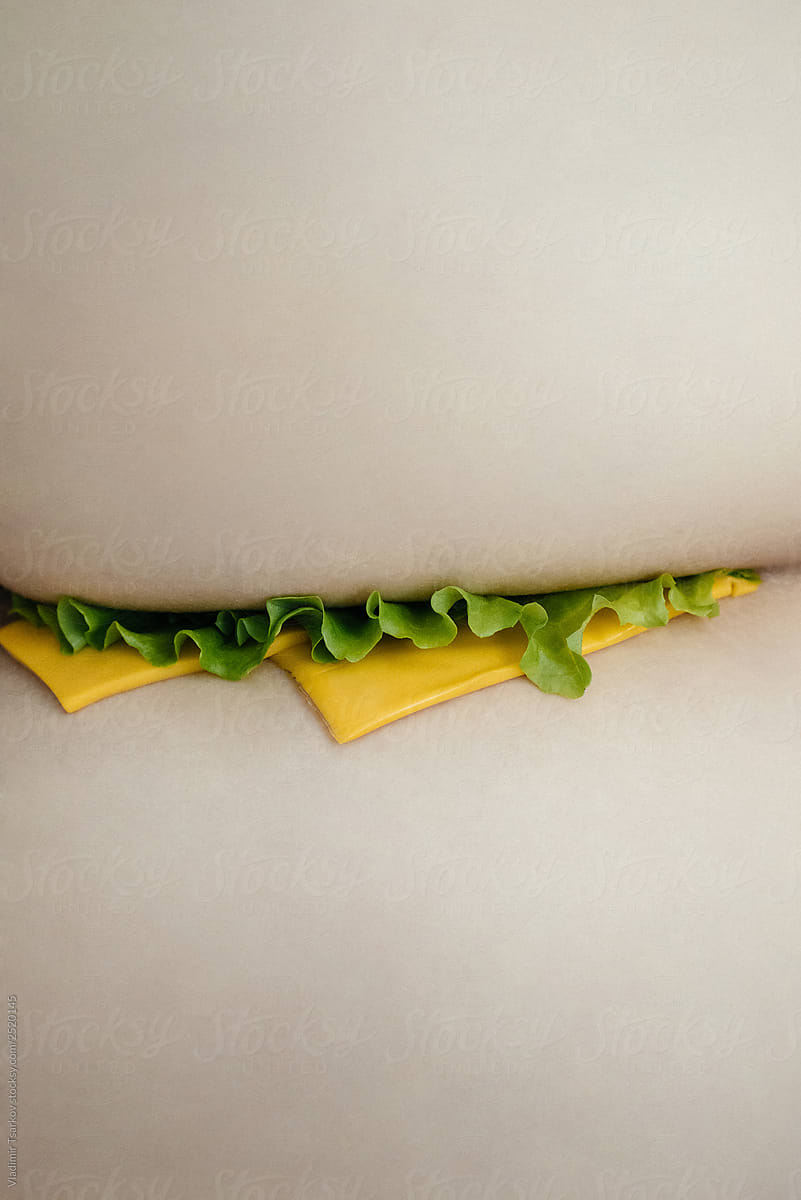 "Ass Burger" by Stocksy Contributor "Vladimir Tsarkov" - Stocksy