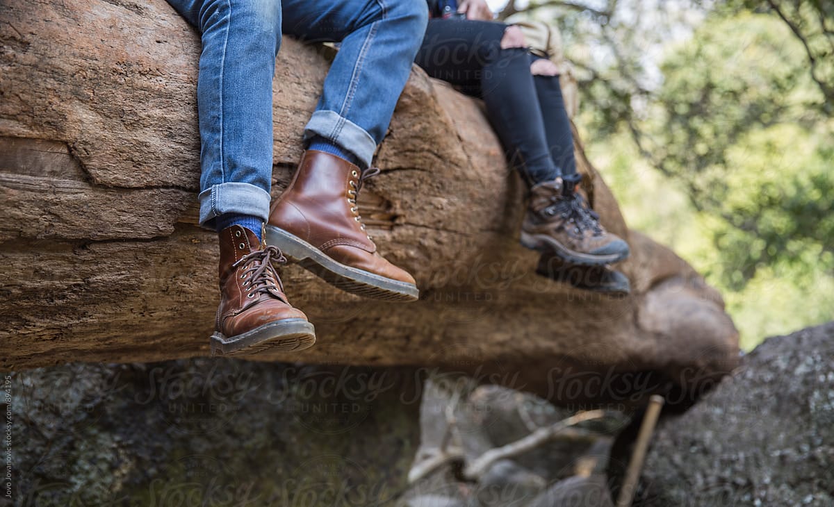 "Couple Hanging Out Together In Nature" by Stocksy Contributor "Jovo ...