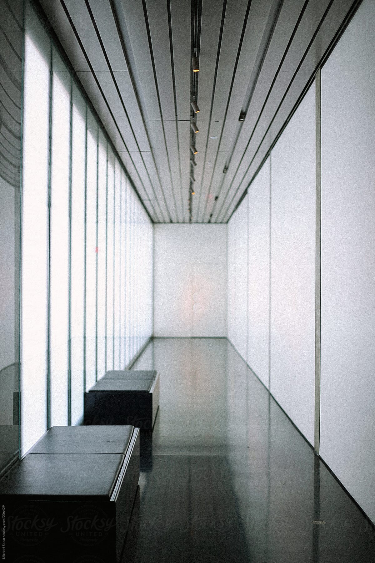 "Well Lit Hallway" by Stocksy Contributor "Michael Spear" - Stocksy