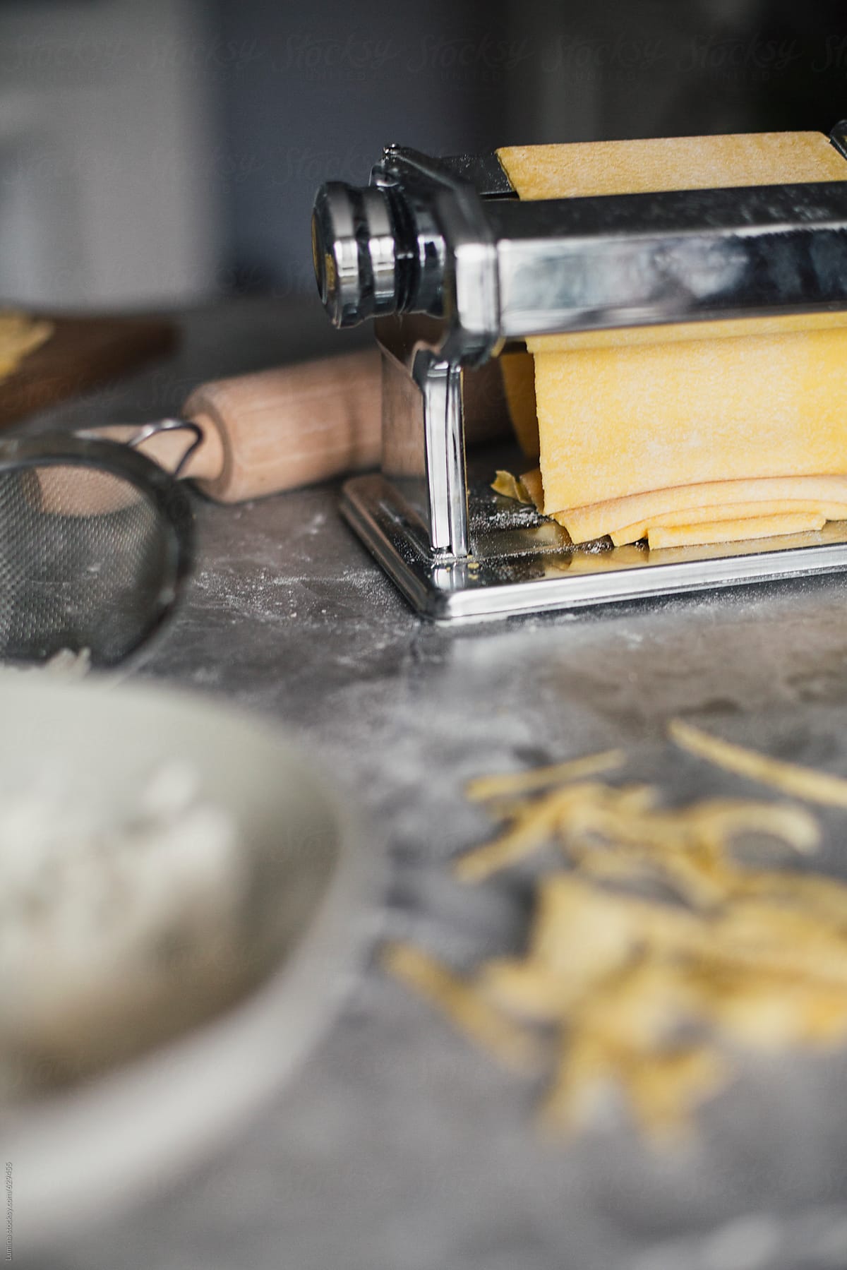 "Pasta Machine" by Stocksy Contributor "Lumina" - Stocksy