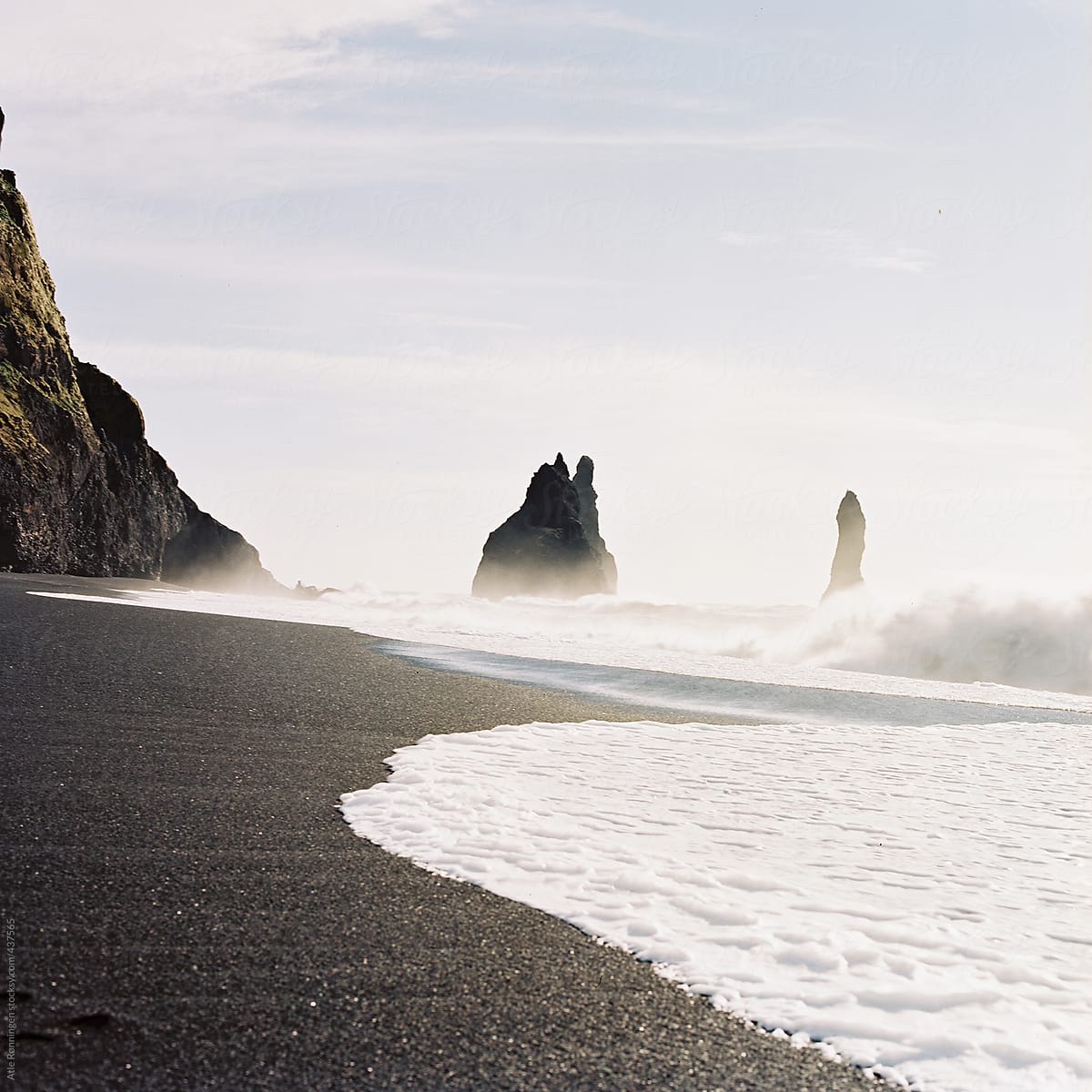 "Big White Waves At Reynisfjara Beach On Iceland" by Stocksy ...