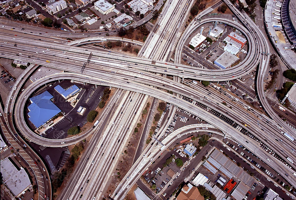 "Los Angeles Freeway" by Stocksy Contributor "Skyler Dahan" - Stocksy