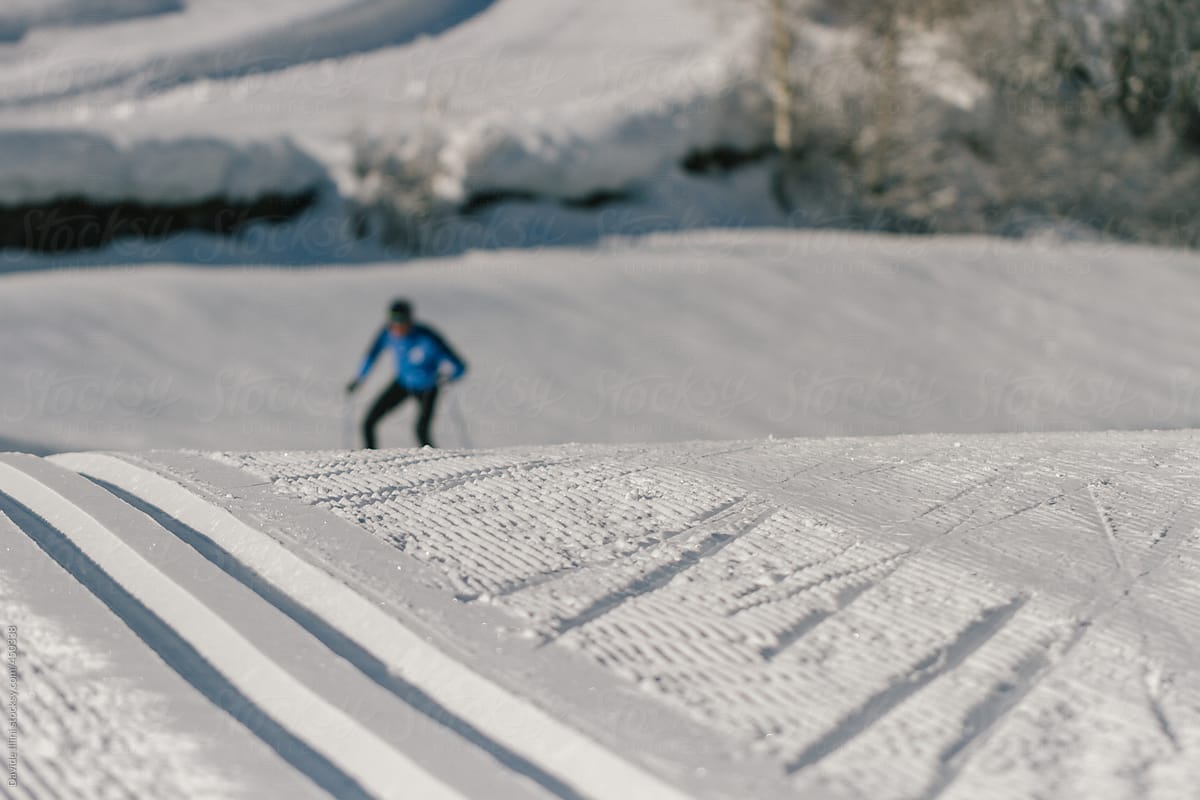 "Athlete Practice Cross-country Skiing" by Stocksy Contributor "Davide ...