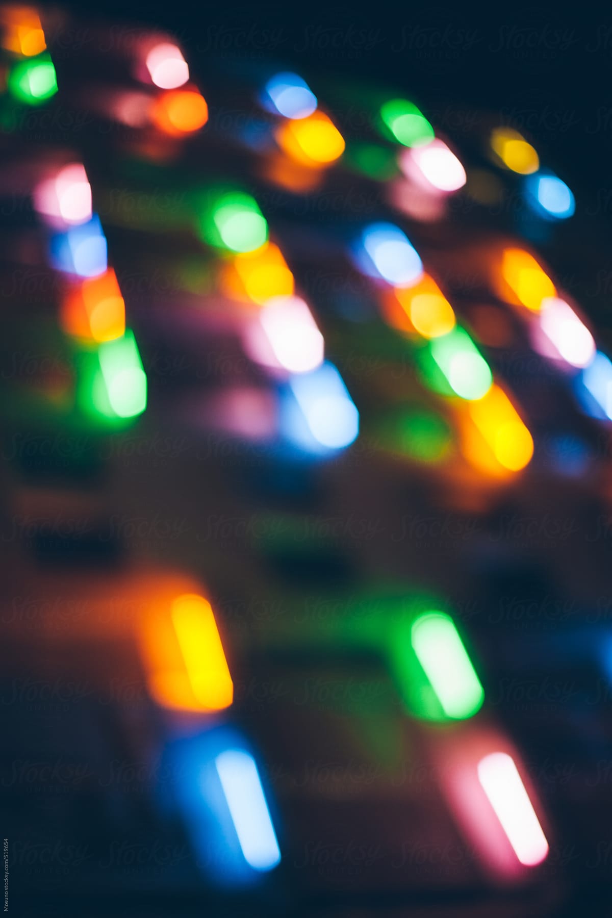 "Colorful Blurred Lights" by Stocksy Contributor "Mosuno" - Stocksy