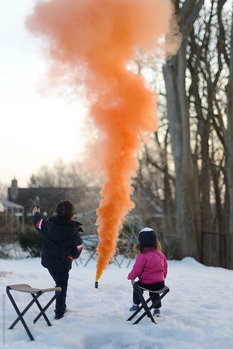 "Excited Kids Playing Outside" by Stocksy Contributor "Lauren Lee ...