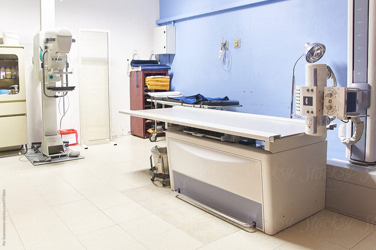"X-Ray And Mammogram Examination Room In A Hospital" by Stocksy ...